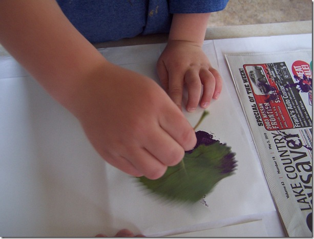A Tree Unit … and How to Make Leaf Prints-A Handmade Childhood